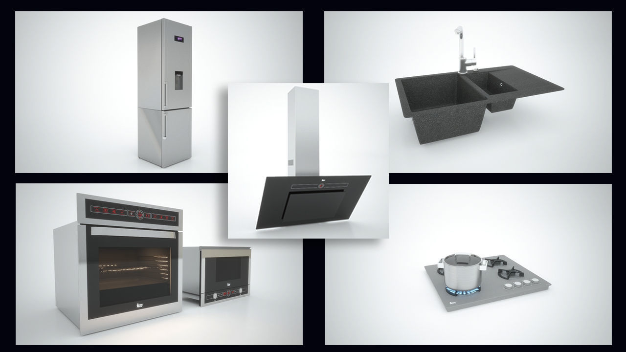 Kitchen Equipment 3D model | CGTrader