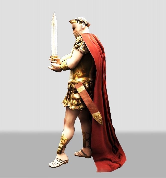 3D model Caesar VR / AR / low-poly rigged animated | CGTrader