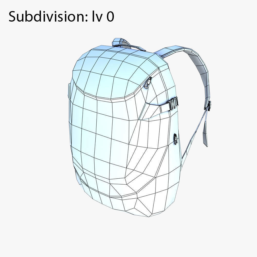 3D model Backpack Max obj fbx VR / AR / low-poly | CGTrader