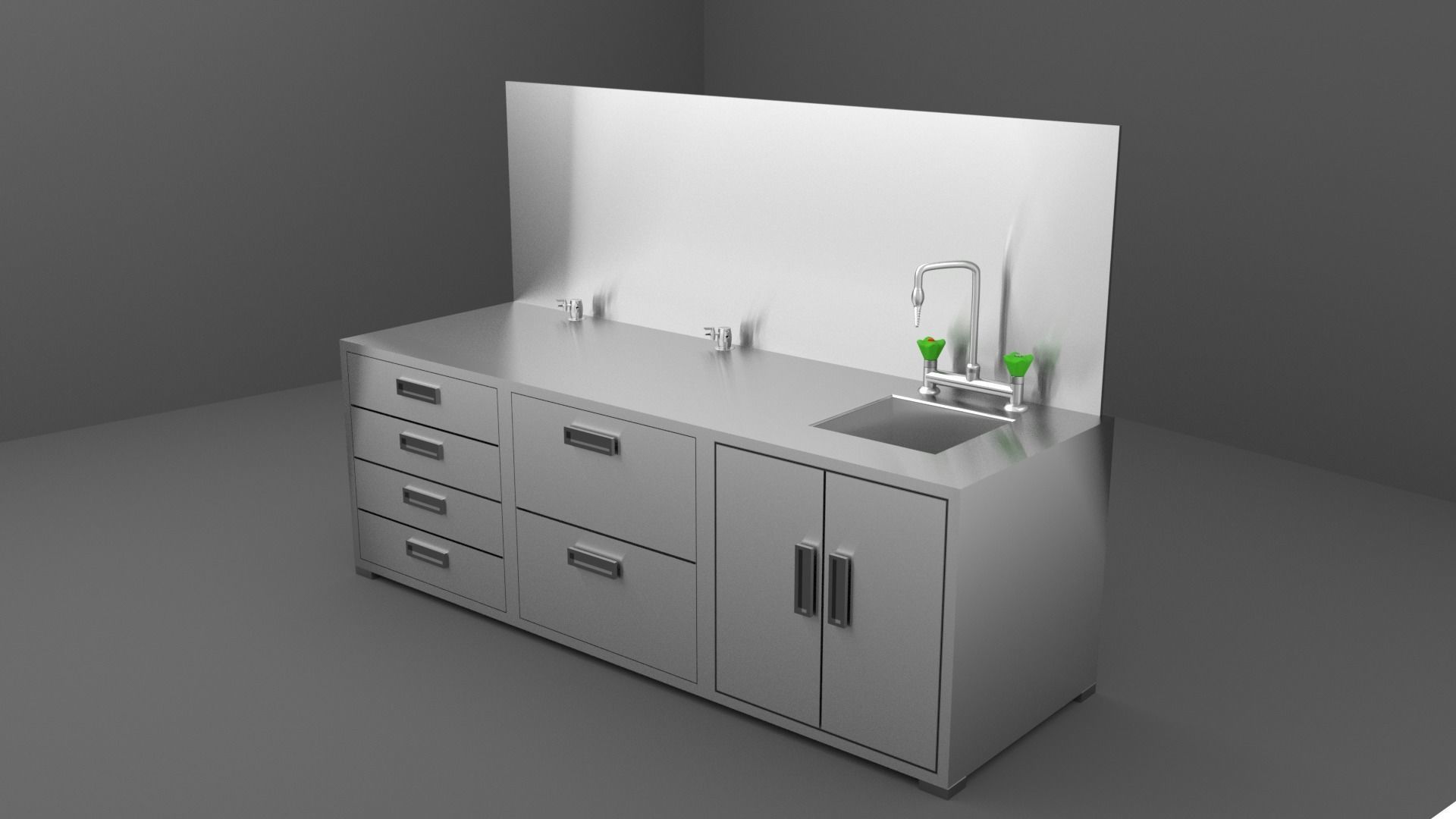 CHEMISTRY AND LAB SET 3D model | CGTrader