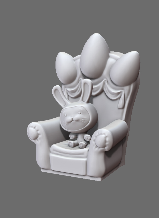 Easter Rabbit 3D model 3D printable | CGTrader