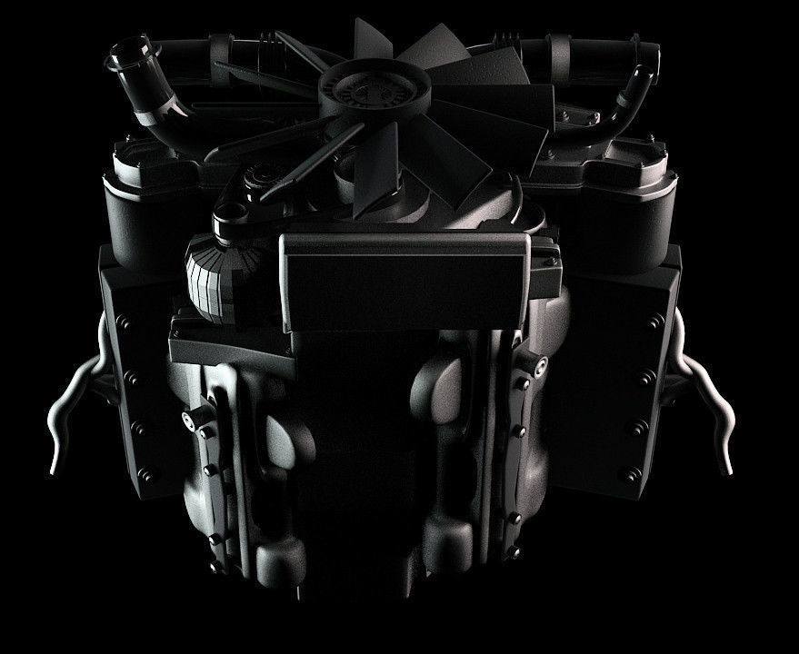 Car Engine 3D model | CGTrader