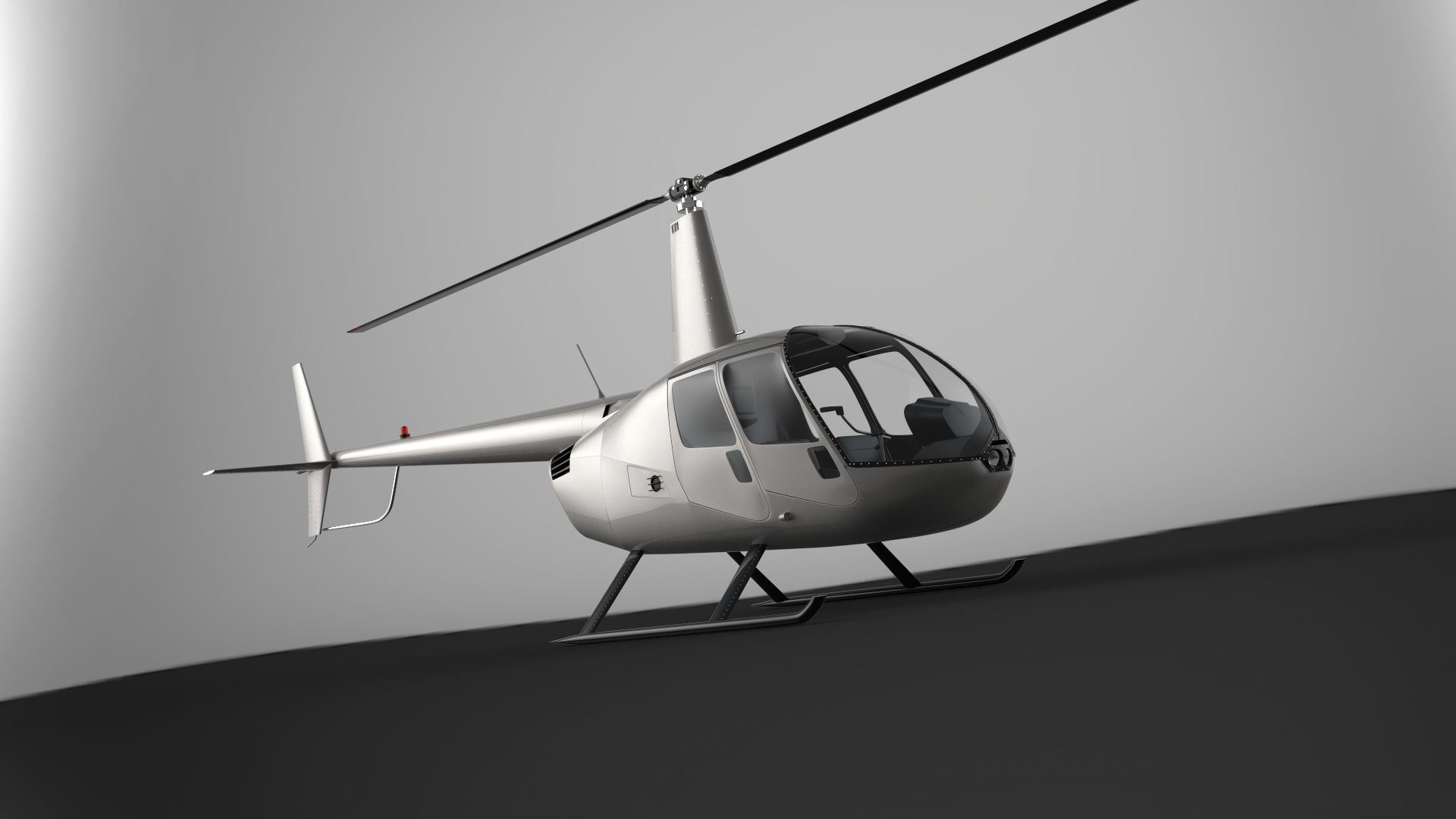Robinson R44 3D model | CGTrader