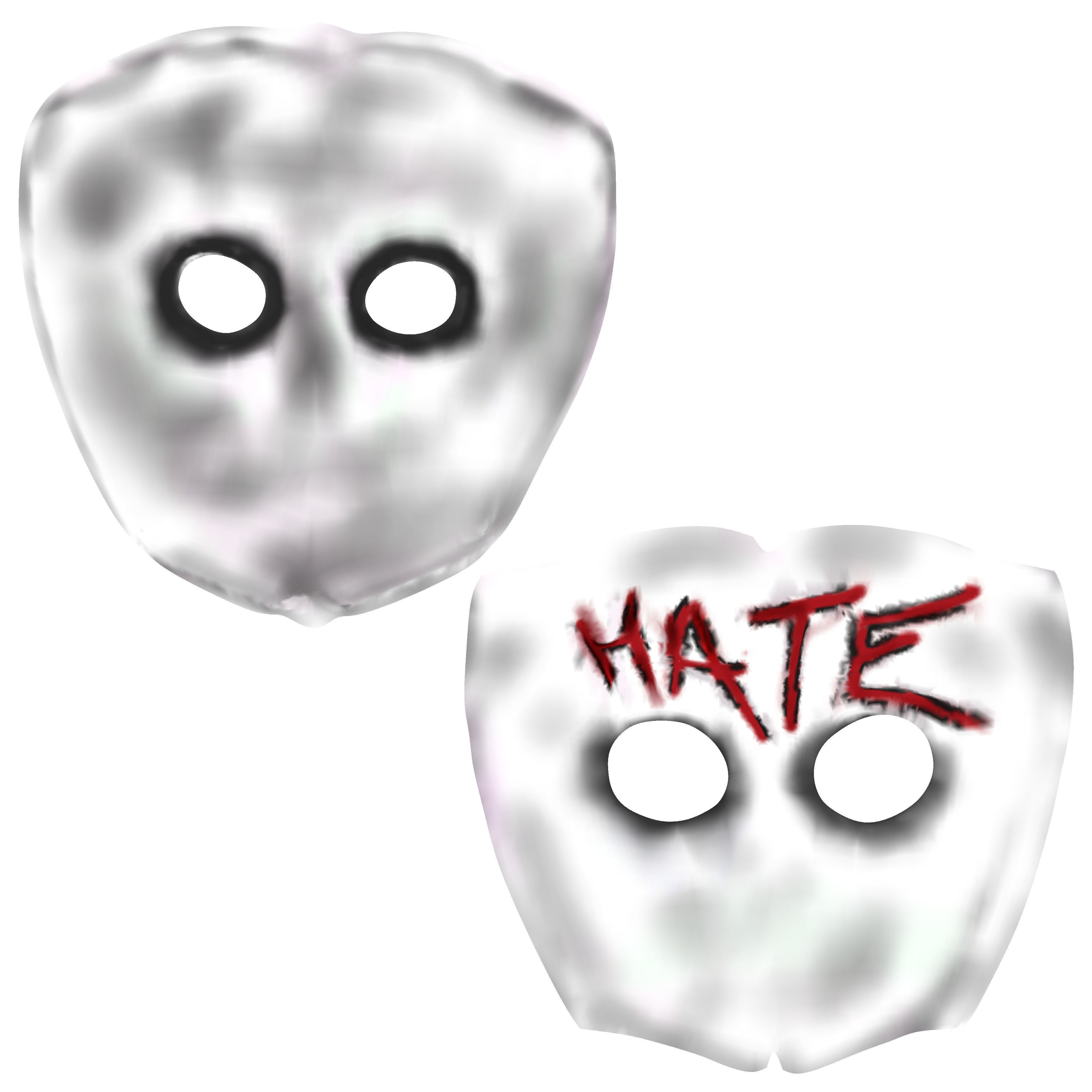 3D model Hate Mask VR / AR / low-poly | CGTrader