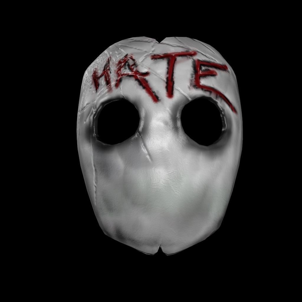 3D model Hate Mask VR / AR / low-poly | CGTrader