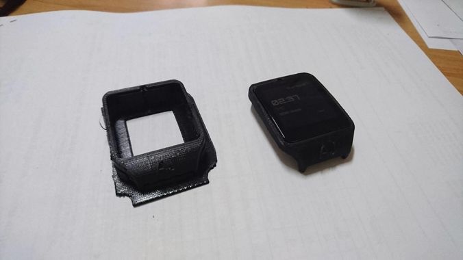 Watchband adapter for Sony Smartwatch 3 3D Model 3D printable STL IGE ...