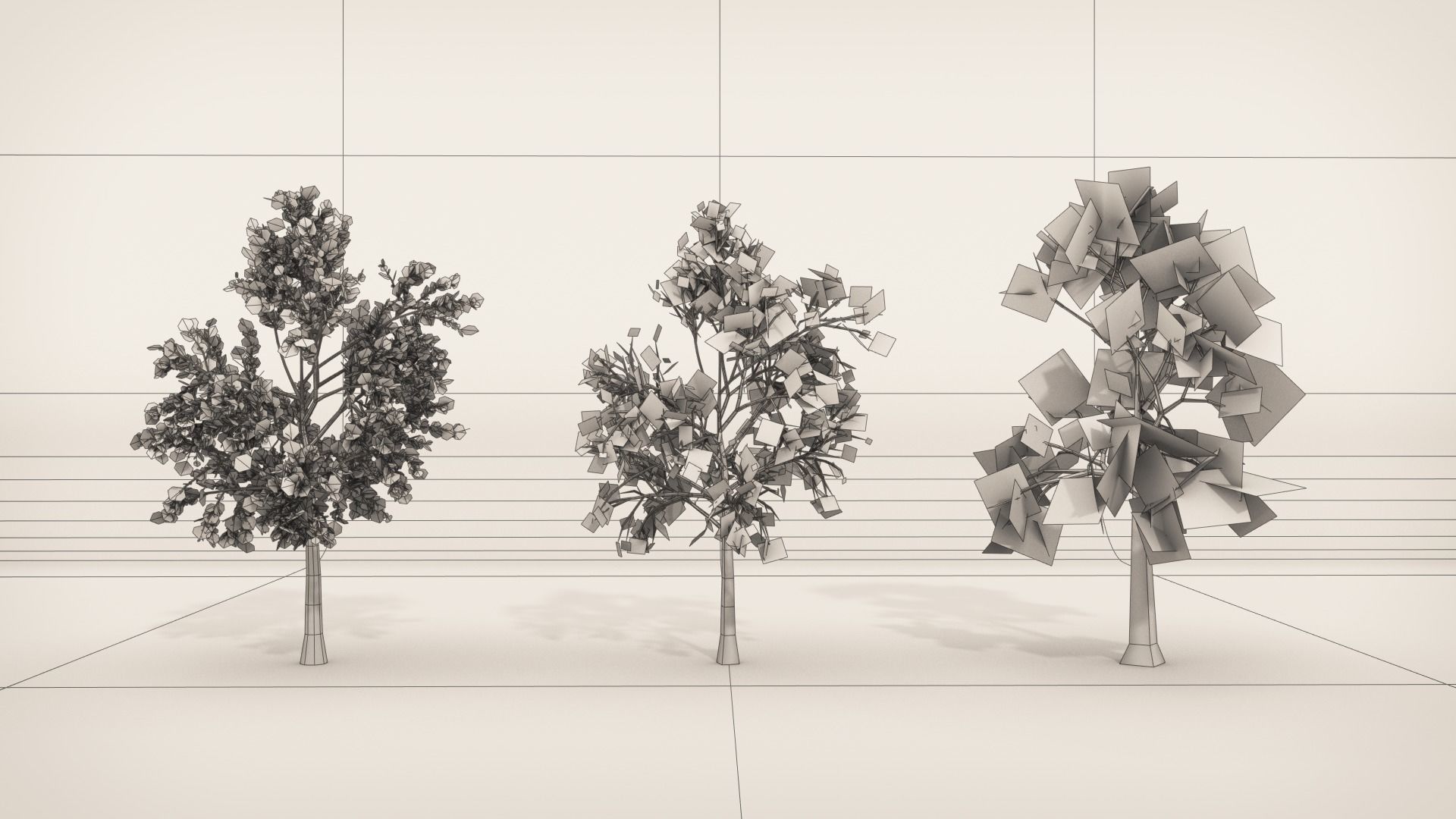 3D model Leafy Tree LOD Pack VR / AR / low-poly | CGTrader