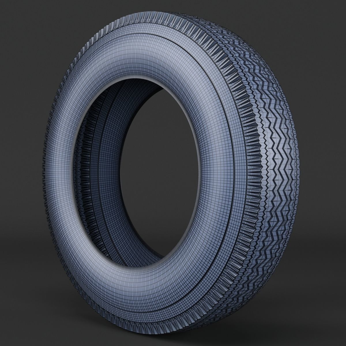 Tire Garfield ZigZag 3D model | CGTrader