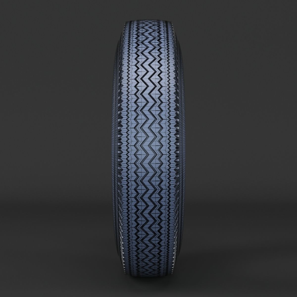 Tire Garfield ZigZag 3D model | CGTrader