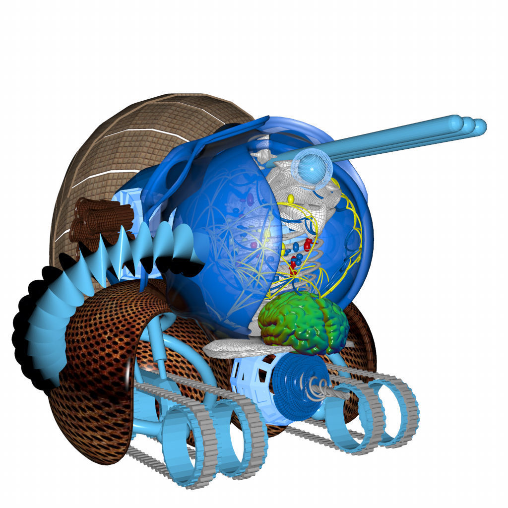 Spacecraft TETRON free 3D model | CGTrader