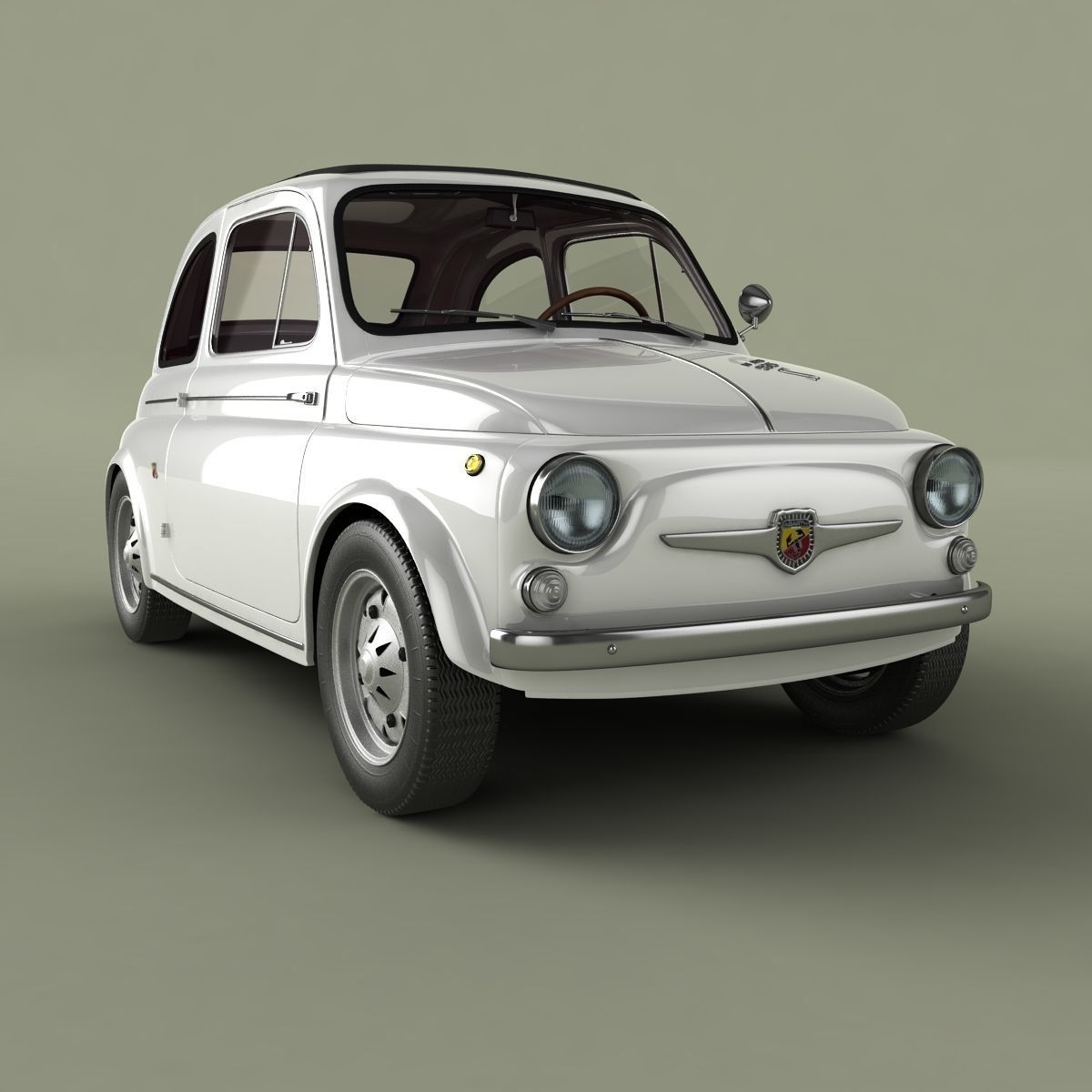 Abarth 595 SS 3D model | CGTrader