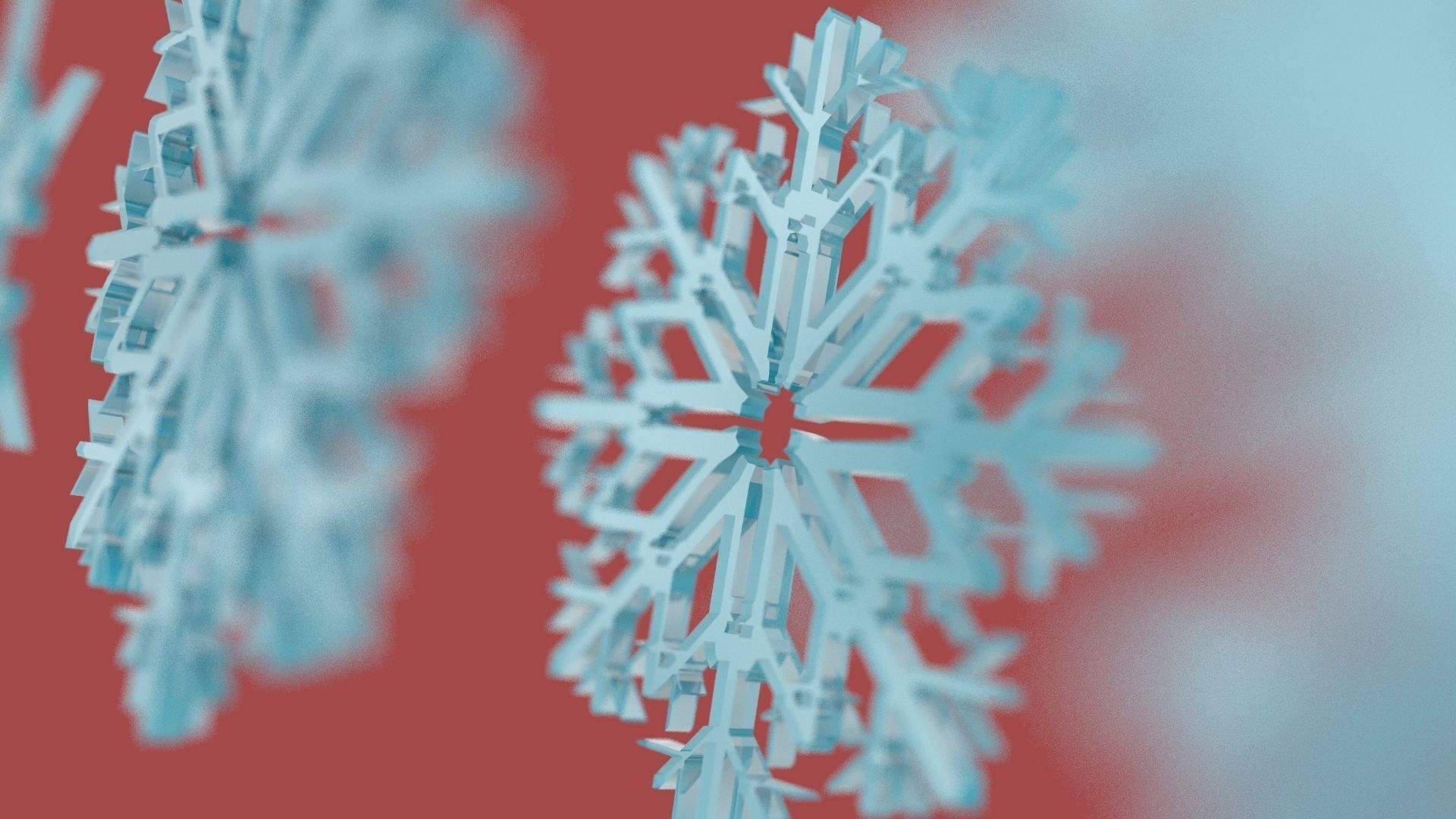3D model Xmas Snow Flakes VR / AR / low-poly | CGTrader