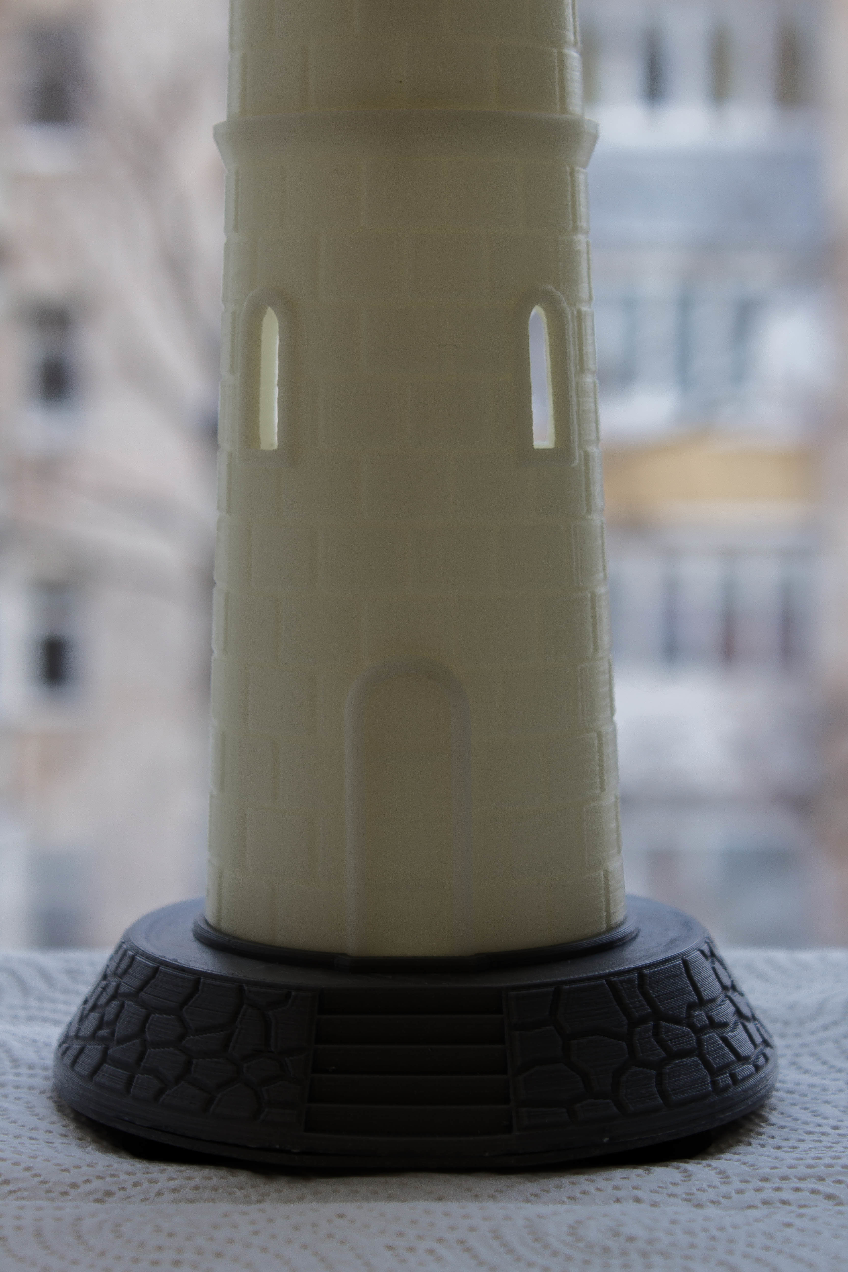 Lighthouse LED Lamp 3D model 3D printable | CGTrader