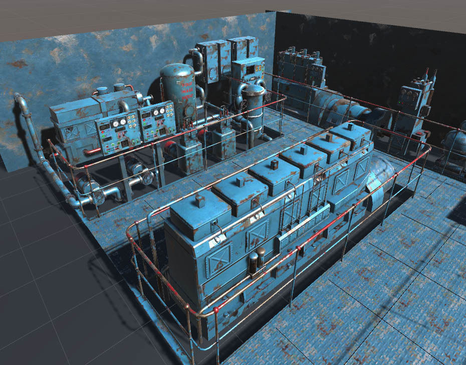 3D model Machinery models pack VR / AR / low-poly | CGTrader