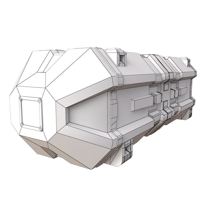 3D model Cargo Box VR / AR / low-poly | CGTrader