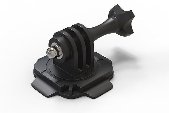 go-pro mount 3D model | CGTrader