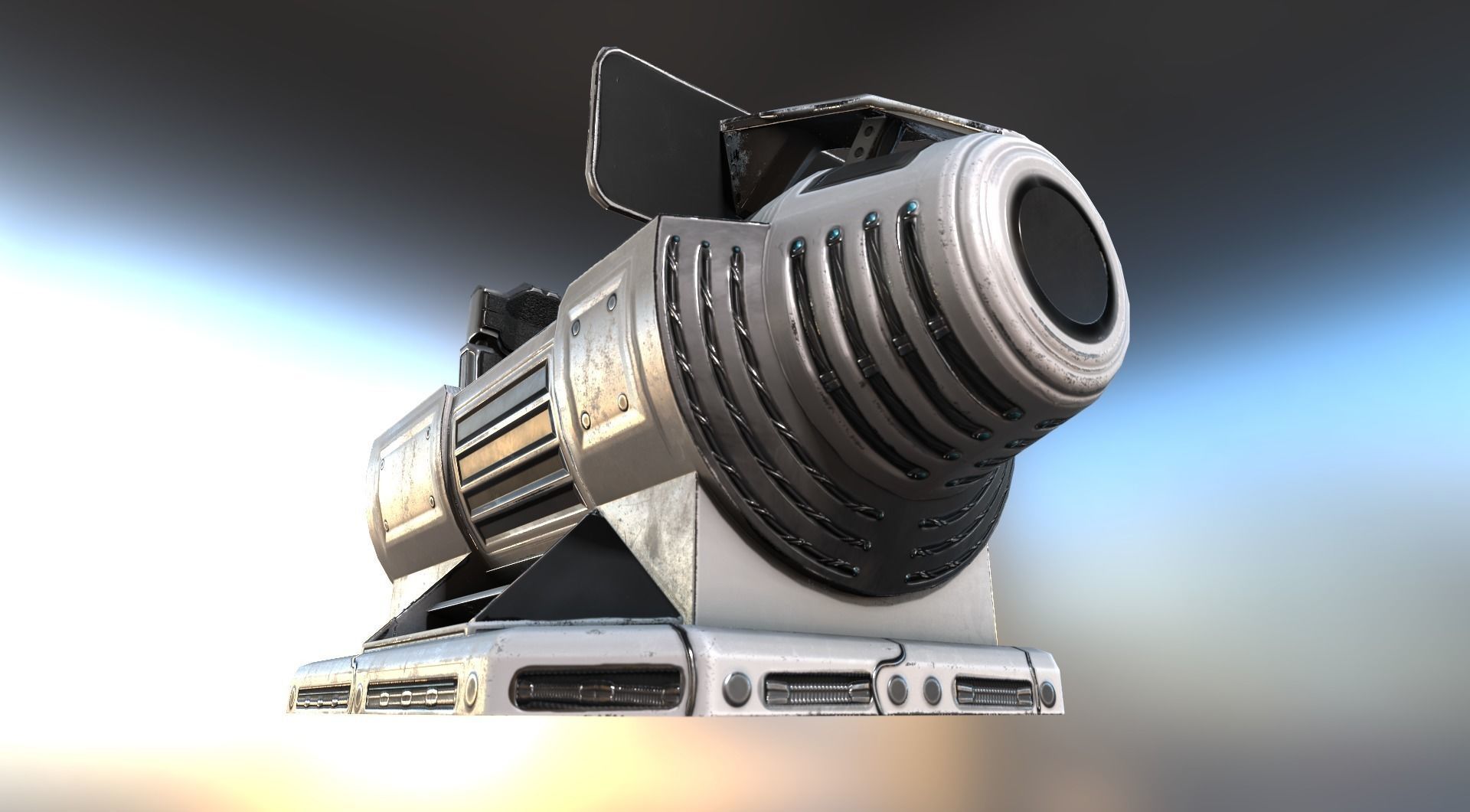 3D model Futuristic control module Basic Version VR / AR / low-poly ...