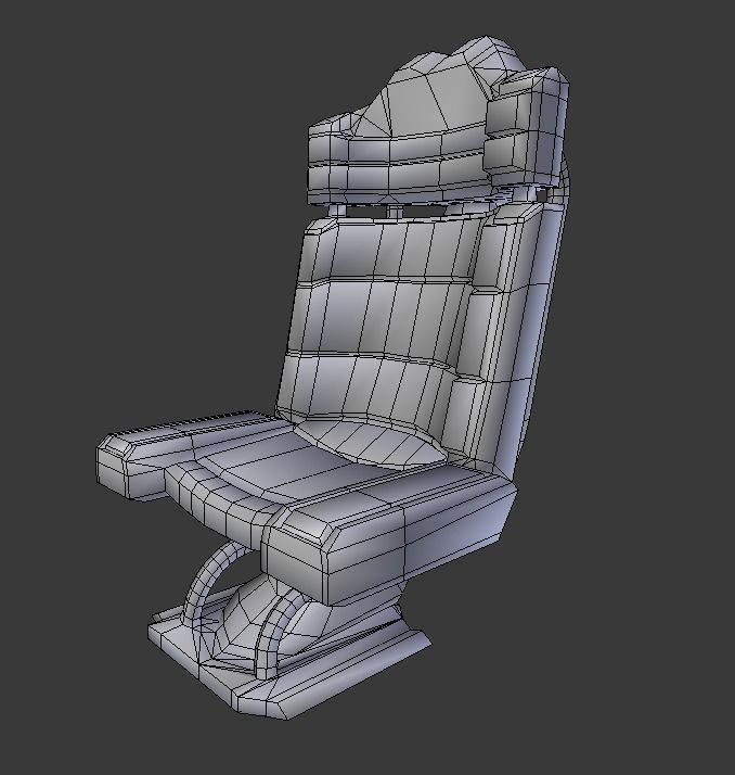 3D model Futuristic control module Basic Version VR / AR / low-poly ...