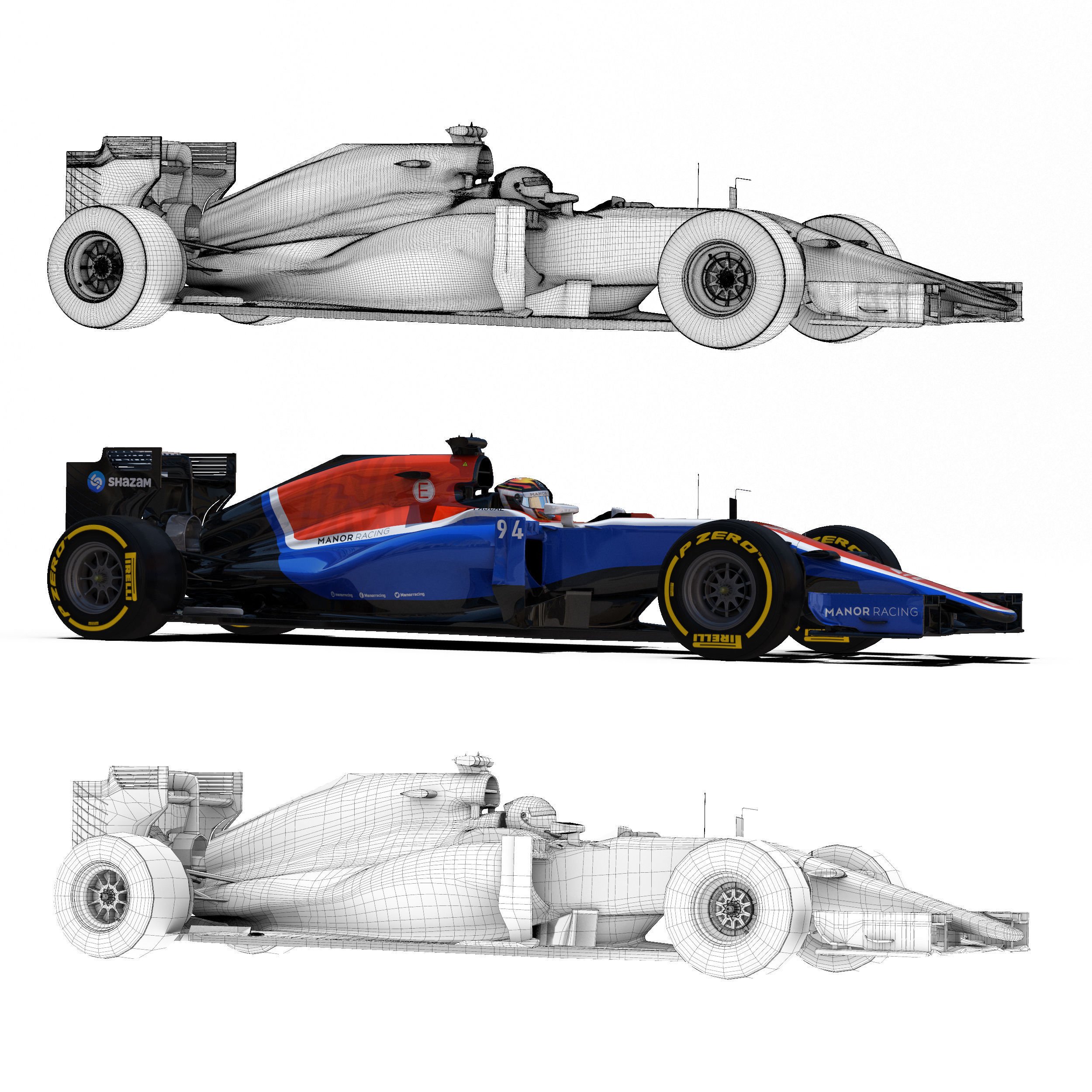 3D model Manor MRT05 VR / AR / low-poly rigged | CGTrader