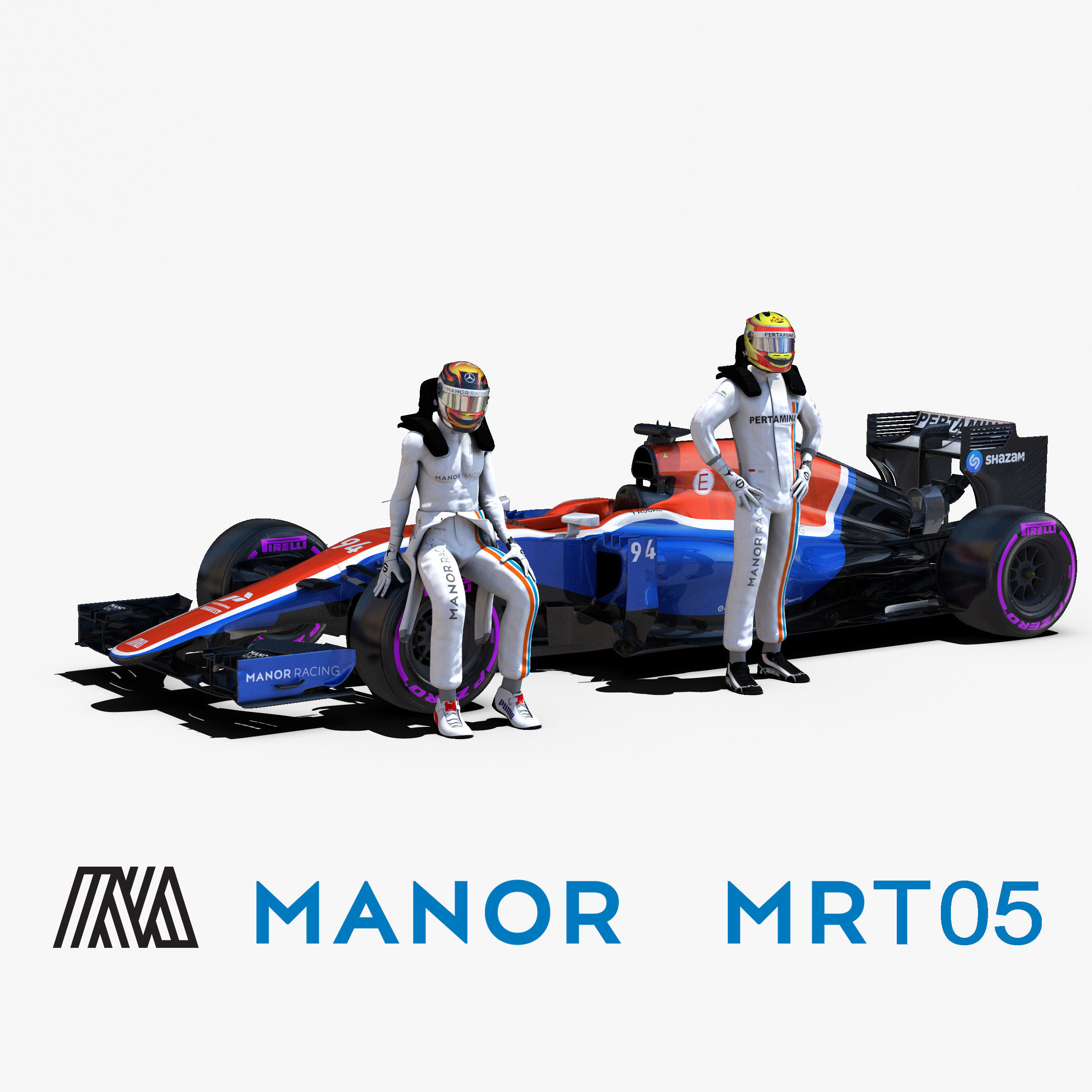 3D model Manor MRT05 VR / AR / low-poly rigged | CGTrader