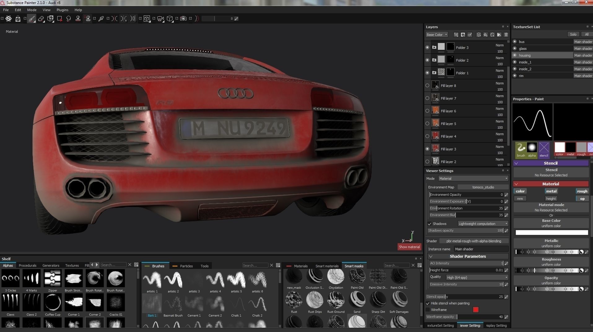 3D model Audi r8 VR / AR / low-poly | CGTrader