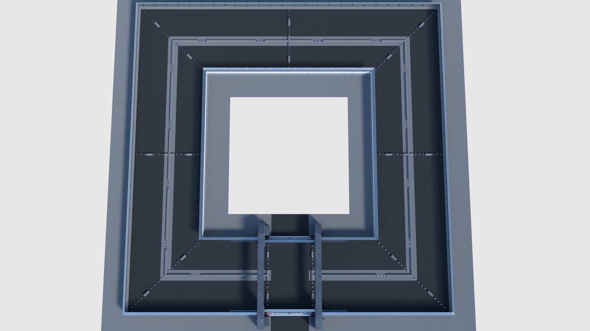 3D model Compound Fence - Modular VR / AR / low-poly | CGTrader