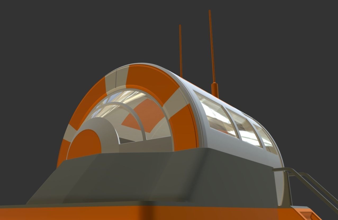 Futuristic Drivers Cap Module High-Poly 3D model animated rigged | CGTrader