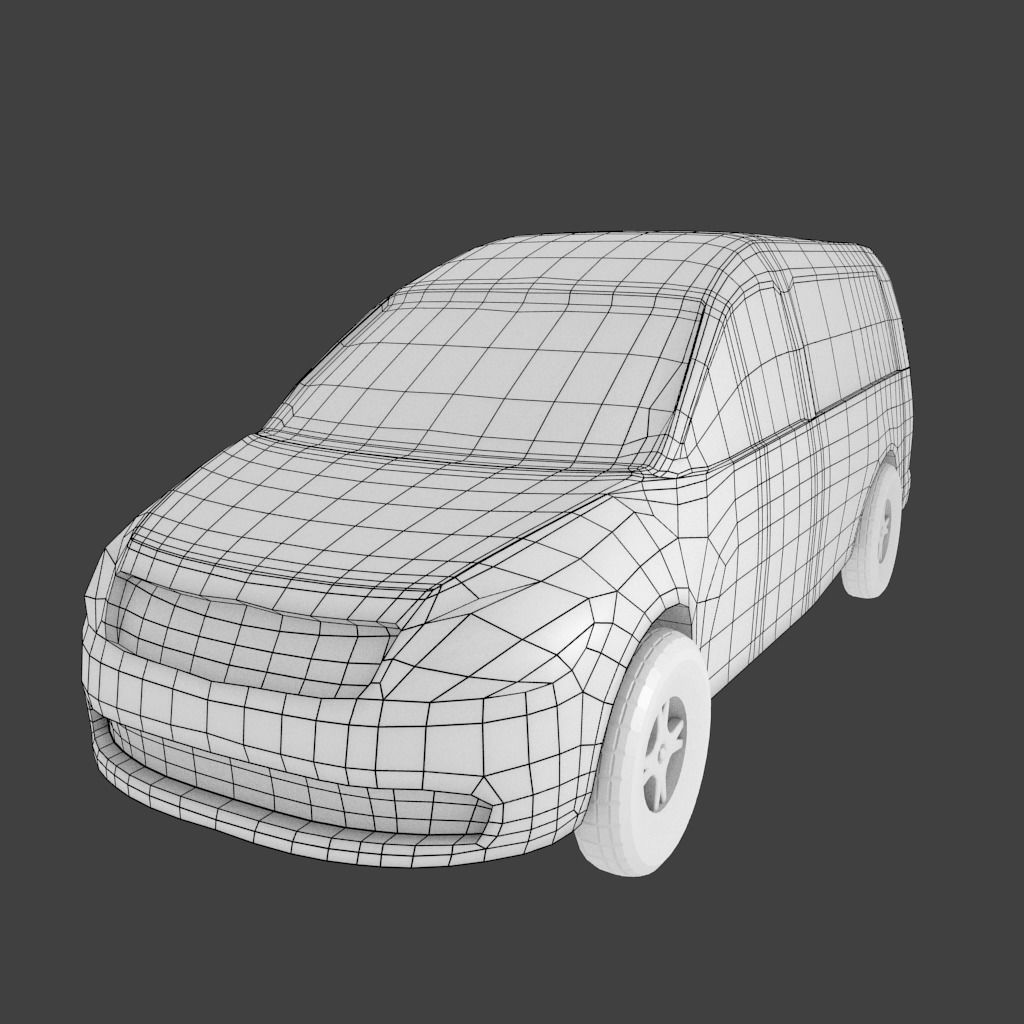 Simple Car free VR / AR / low-poly 3D model | CGTrader