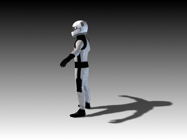 3D model Formula One Driver Model Rigged VR / AR / low-poly rigged ...