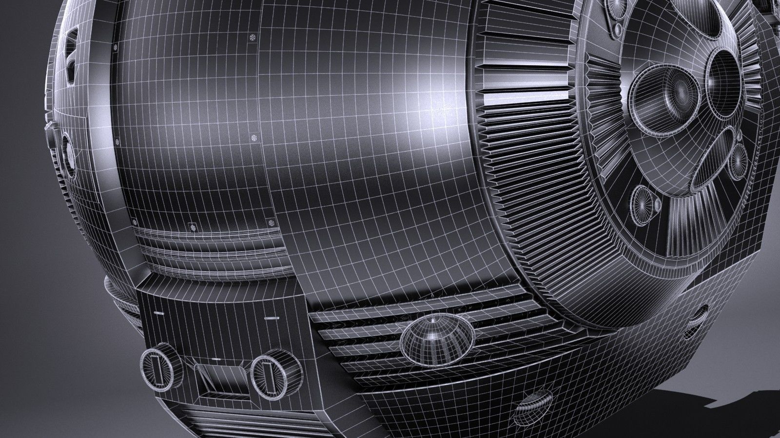 EVA Pod Space Odyssey 2001 3D model rigged | CGTrader