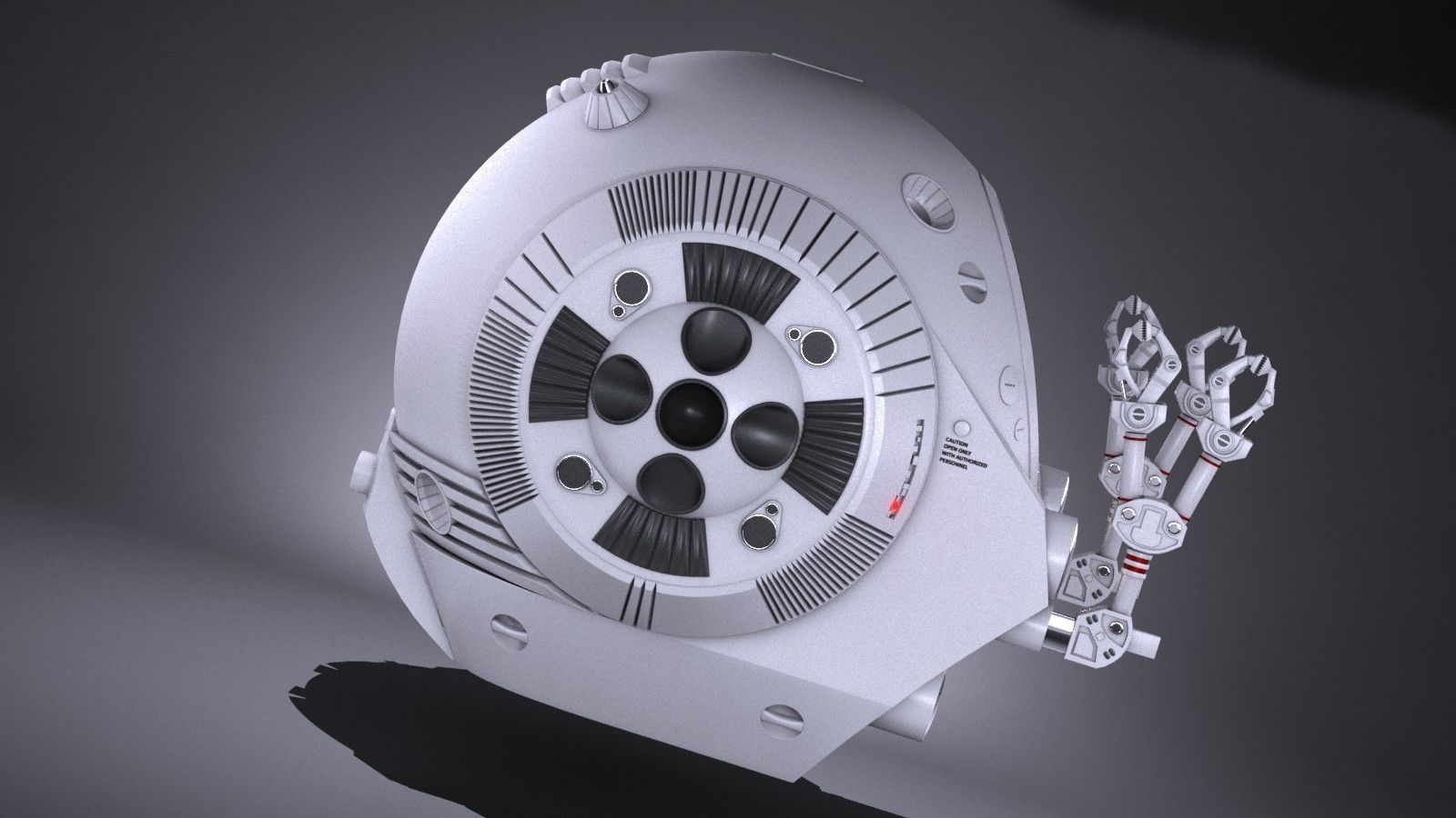 EVA Pod Space Odyssey 2001 3D model rigged | CGTrader