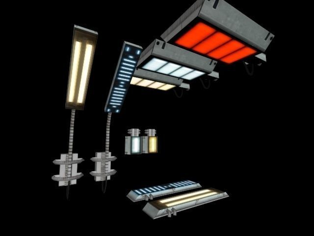 3D model Lowpoly Light Sources VR / AR / low-poly | CGTrader