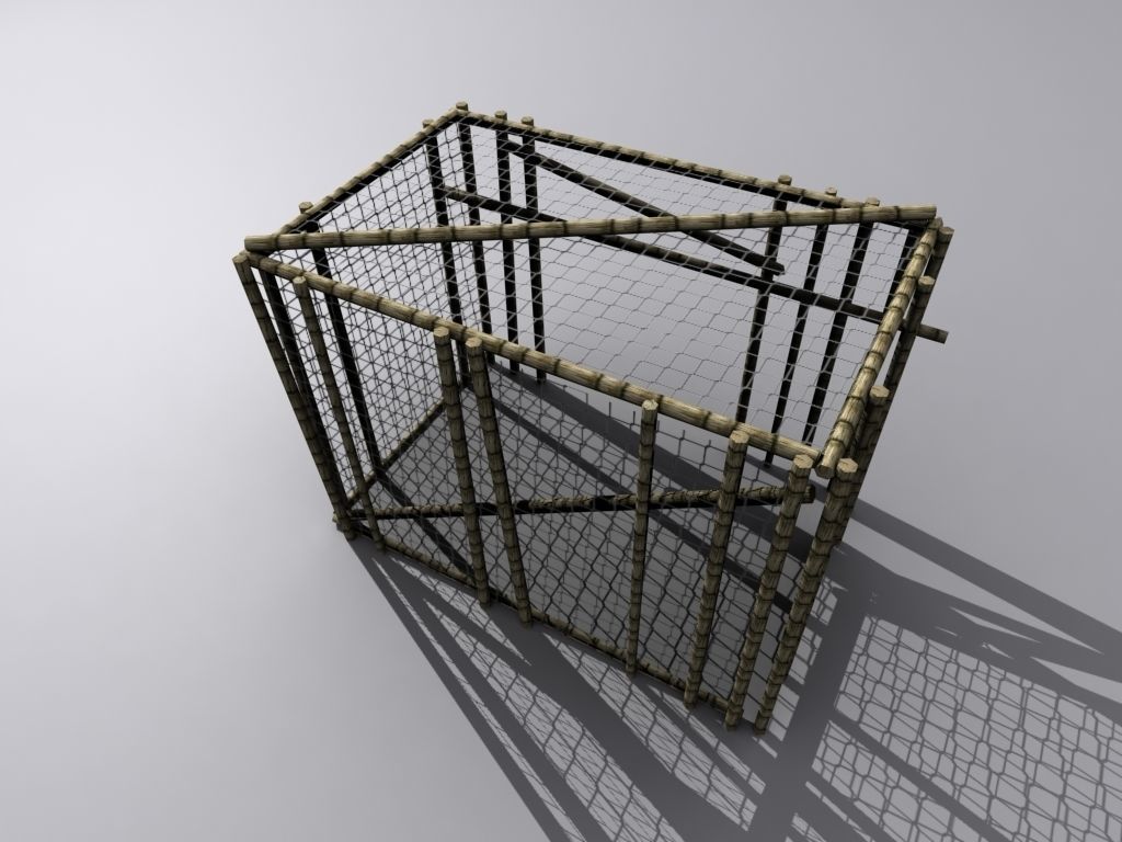 3D model cage low poly VR / AR / low-poly | CGTrader