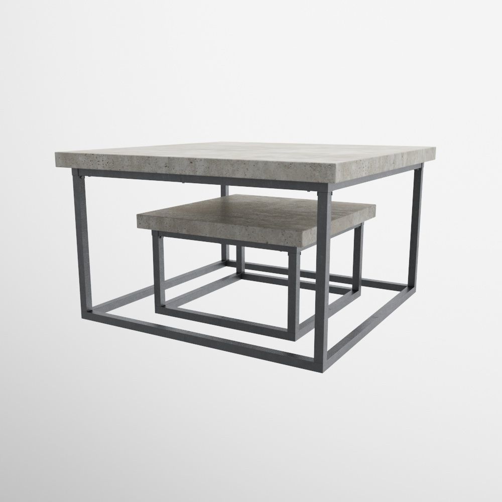 Shanghai tables 3D model | CGTrader