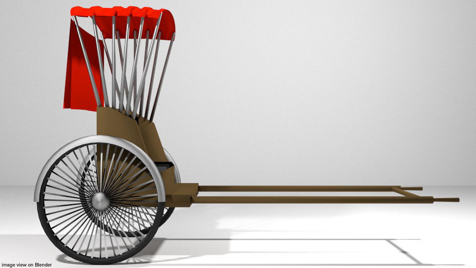 Rickshaw - Basic 3D model | CGTrader