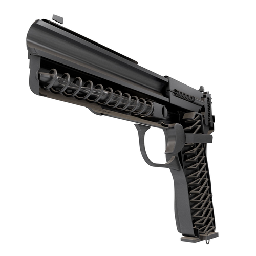 Gun TT 56-A-132 Cutaway 3D model | CGTrader