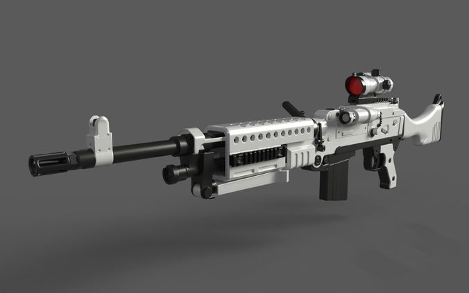 3D model C320 Carbine LowPoly VR / AR / low-poly | CGTrader