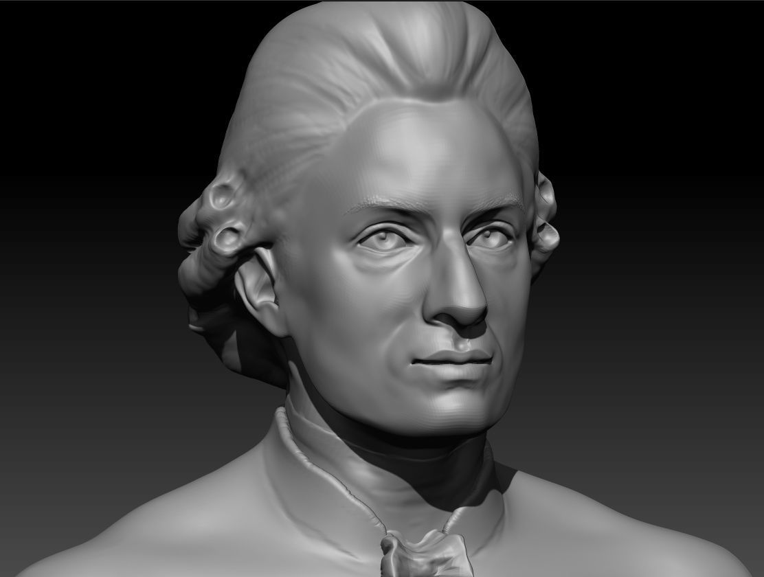 Mozart Face Reconstruction 3d model 3D model 3D printable | CGTrader