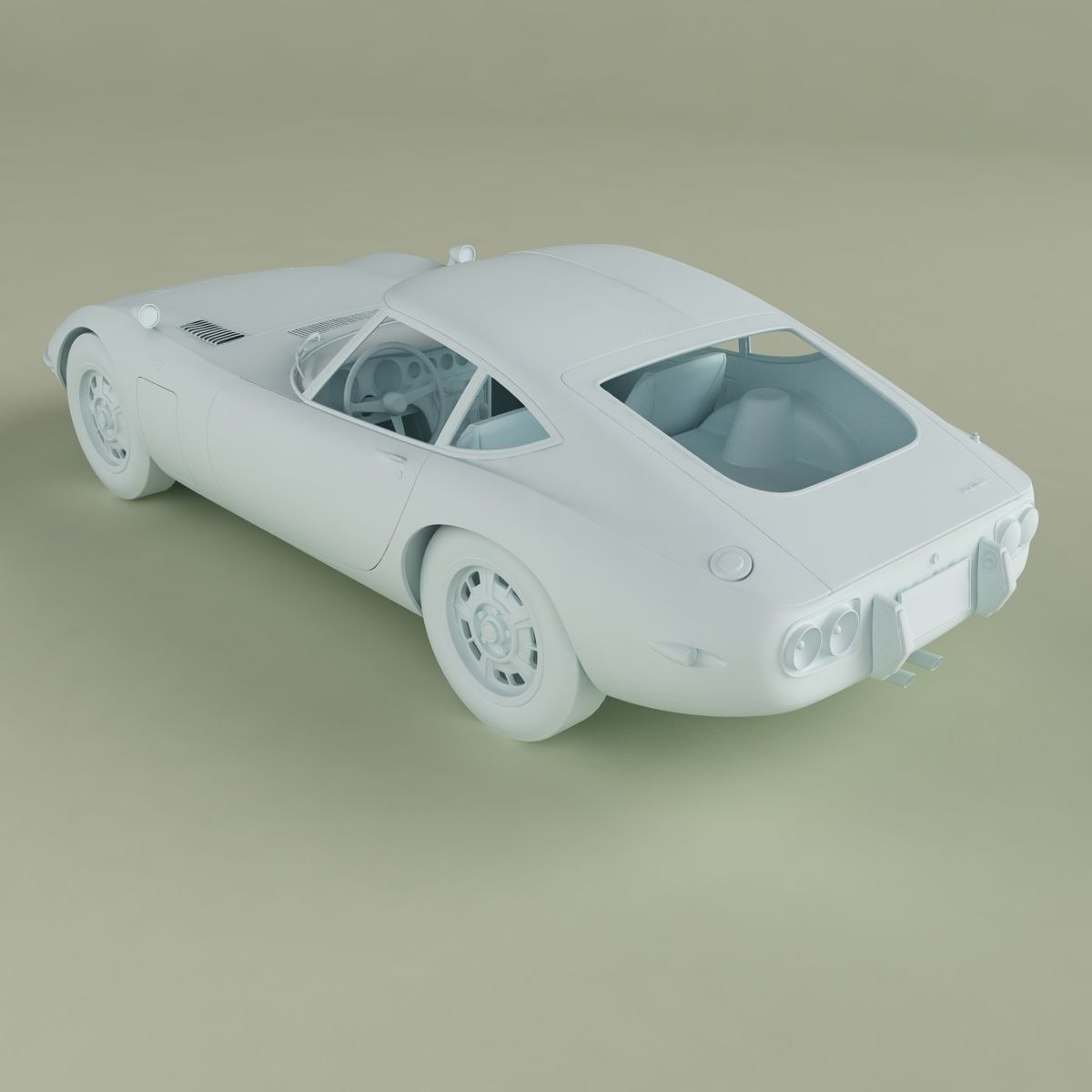 Toyota 2000GT 3D model | CGTrader