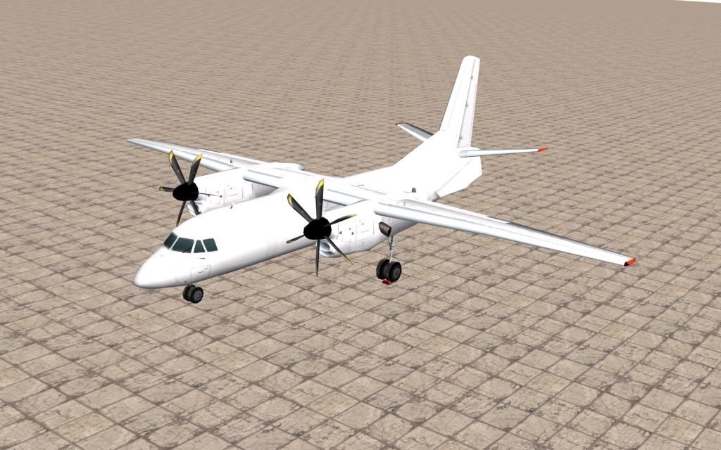 3D model Antonov An-132 VR / AR / low-poly | CGTrader
