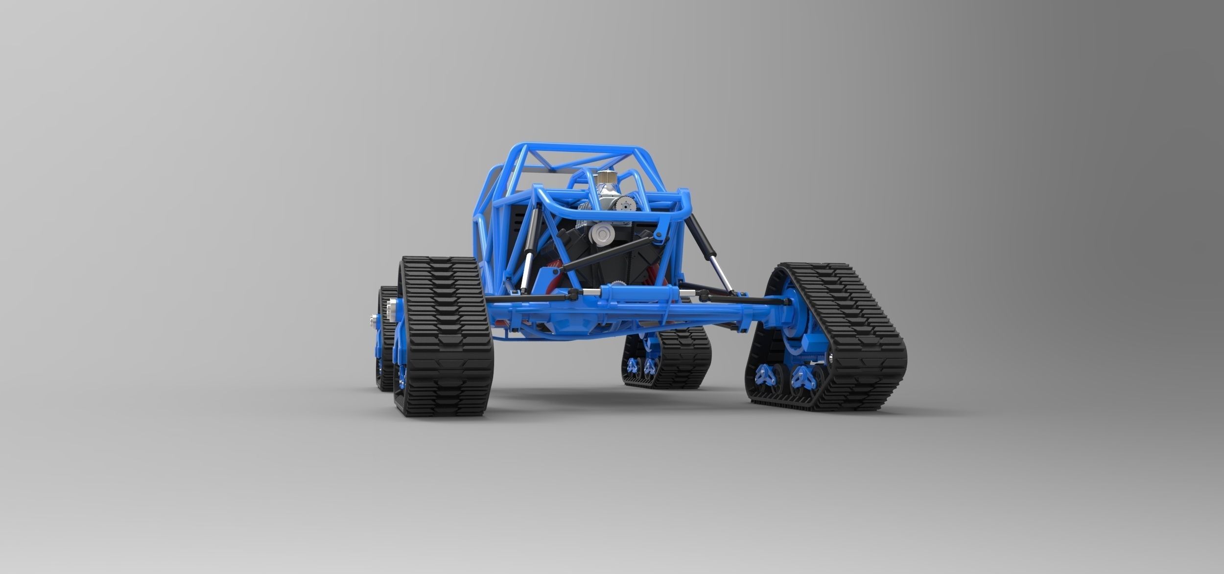 Buggy with Mattracks Suspension tracks 3D model | CGTrader