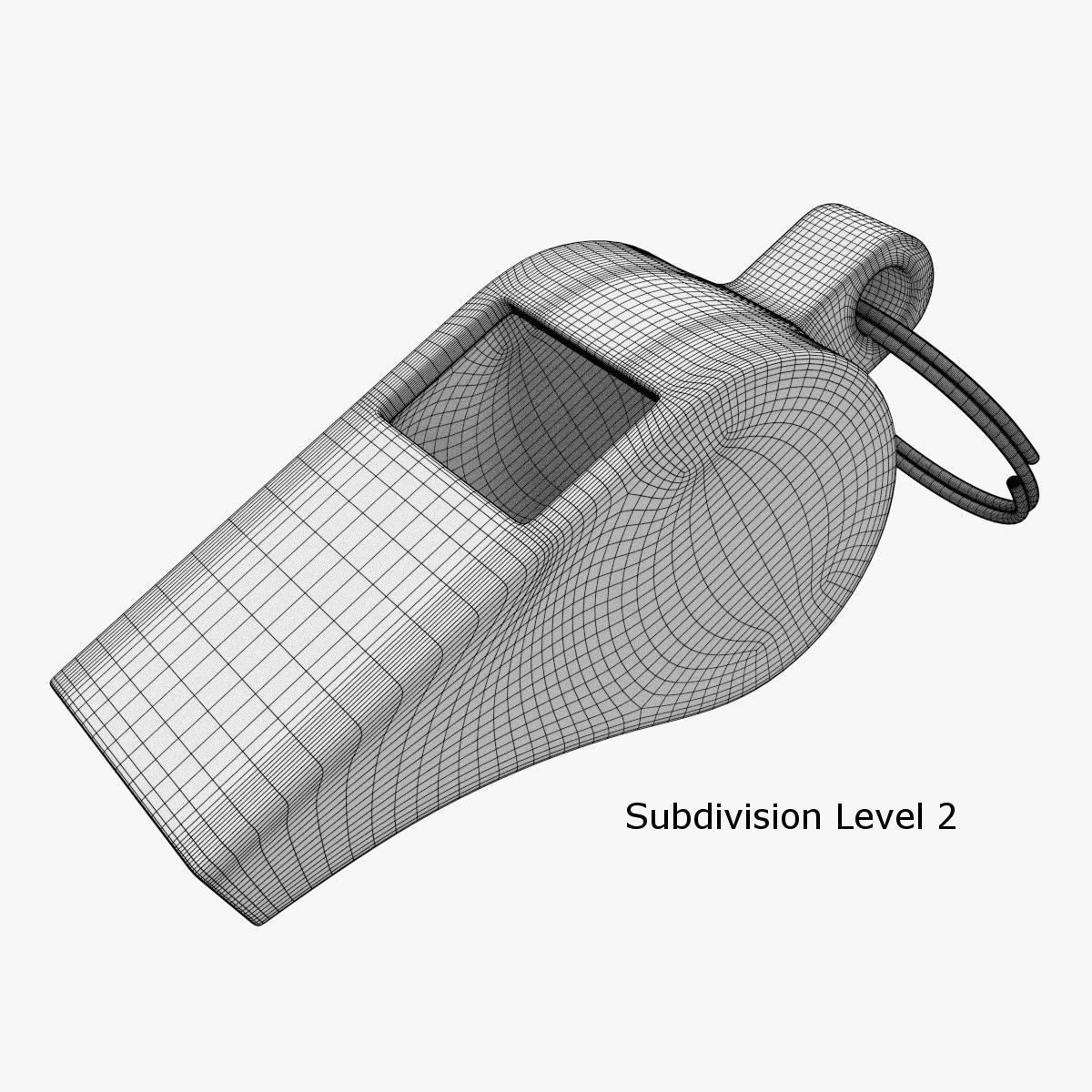 Whistle 3D model | CGTrader