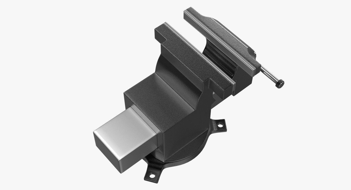 Vise 3D metal clamp 3D model | CGTrader
