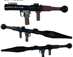Rpg-7 Rocket launcher 3D Model MAX OBJ | CGTrader.com