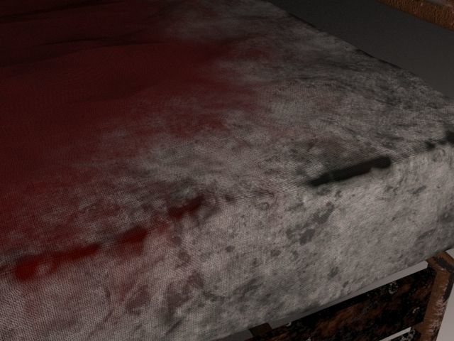 3D model Hospital bed horror - High Middle and low Poly VR / AR / low ...