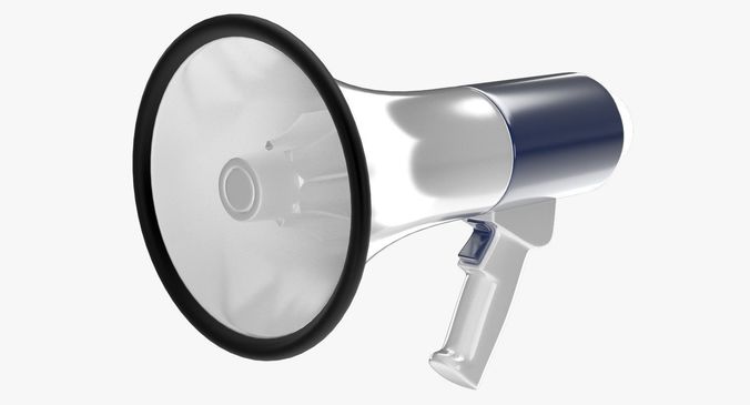 Bullhorn 3D model | CGTrader