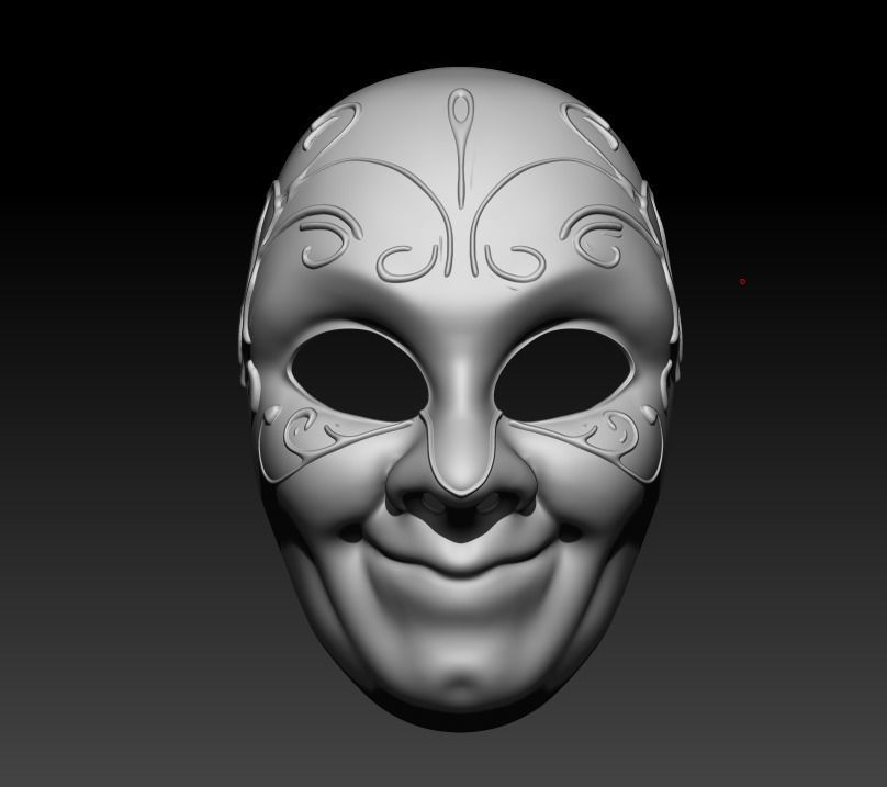 Venecian mask 01 3D model 3D printable | CGTrader