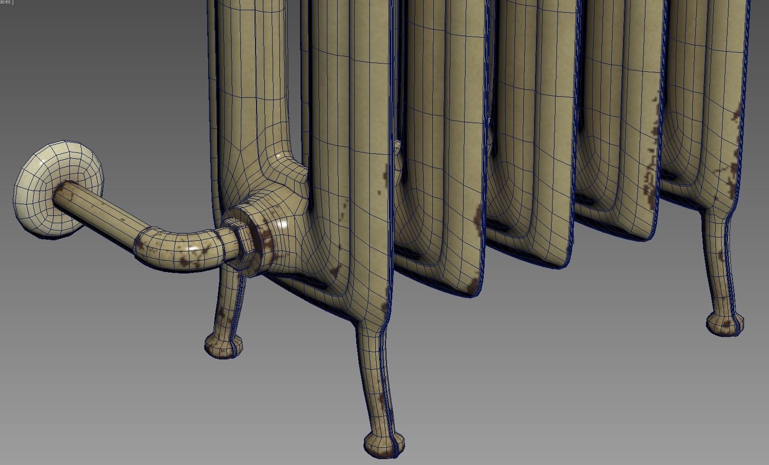 Old Iron Radiator 3D model | CGTrader