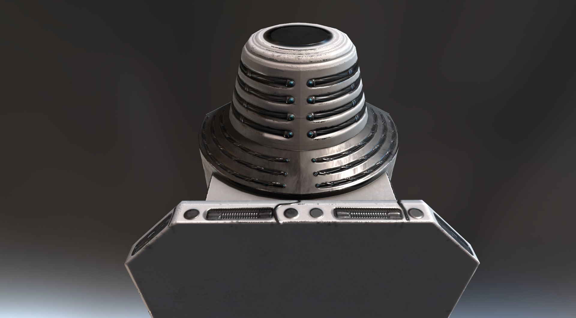 3D model The Walking Mech Neck Collection VR / AR / low-poly rigged ...