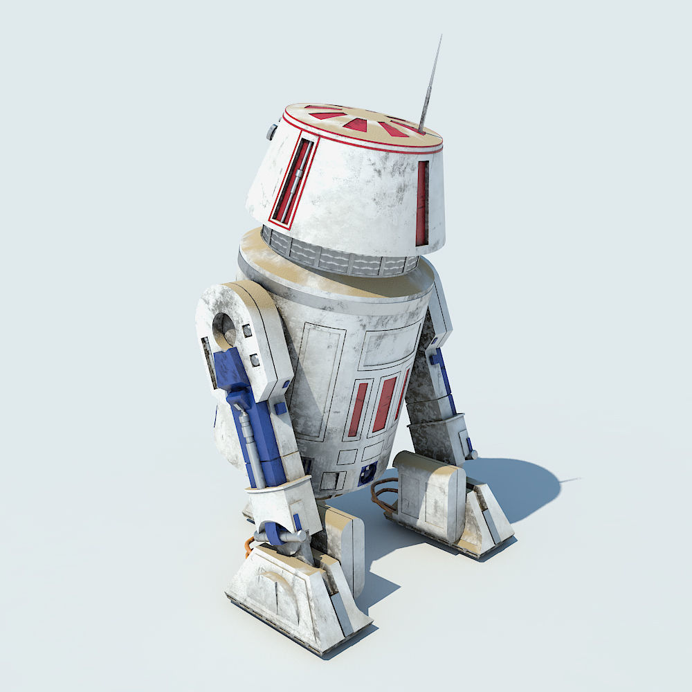 R5-D4 Droid Star Wars 3D model | CGTrader